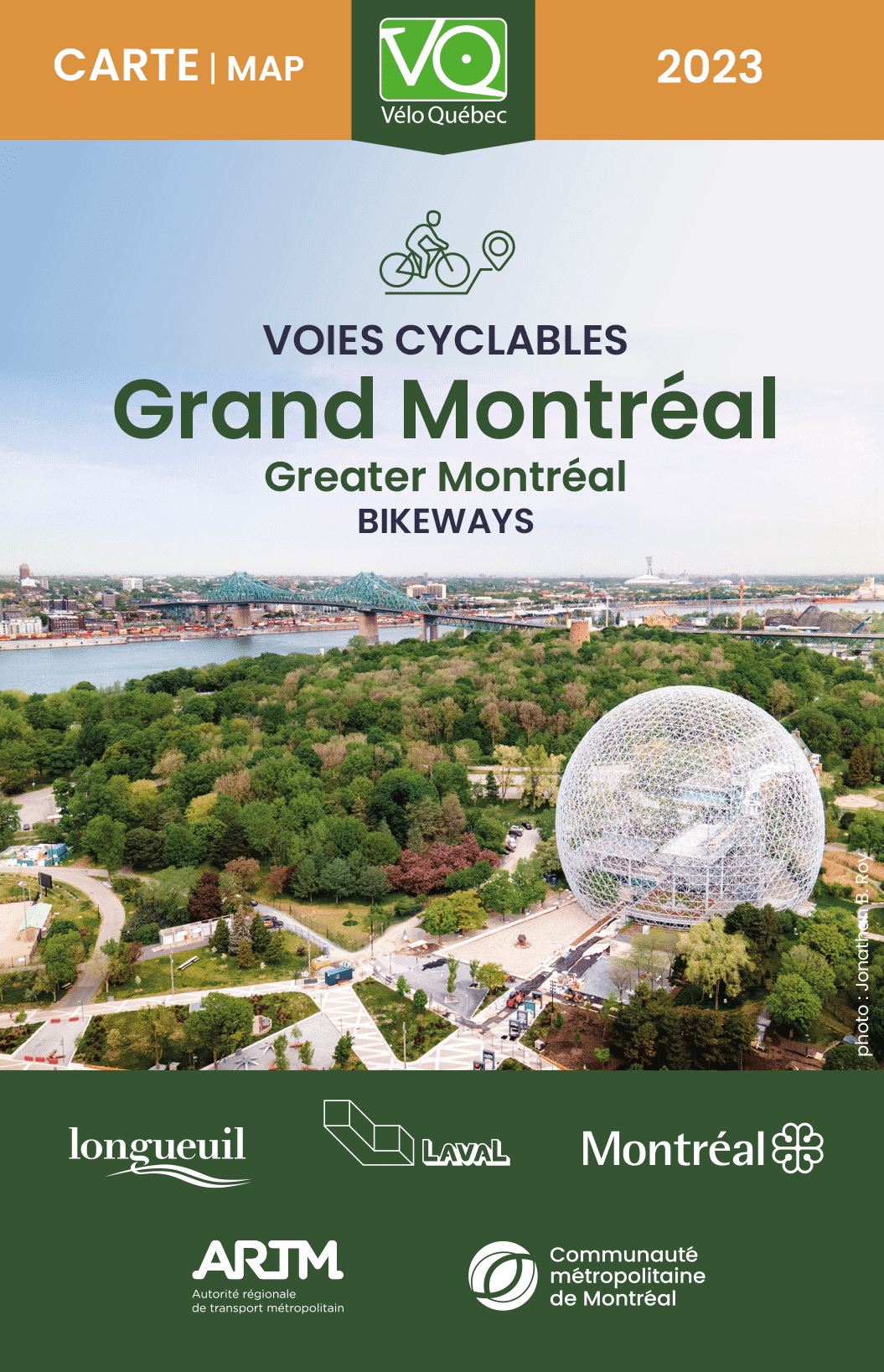 2023 Map - Greater Montréal Bikeways | Vélo Québec