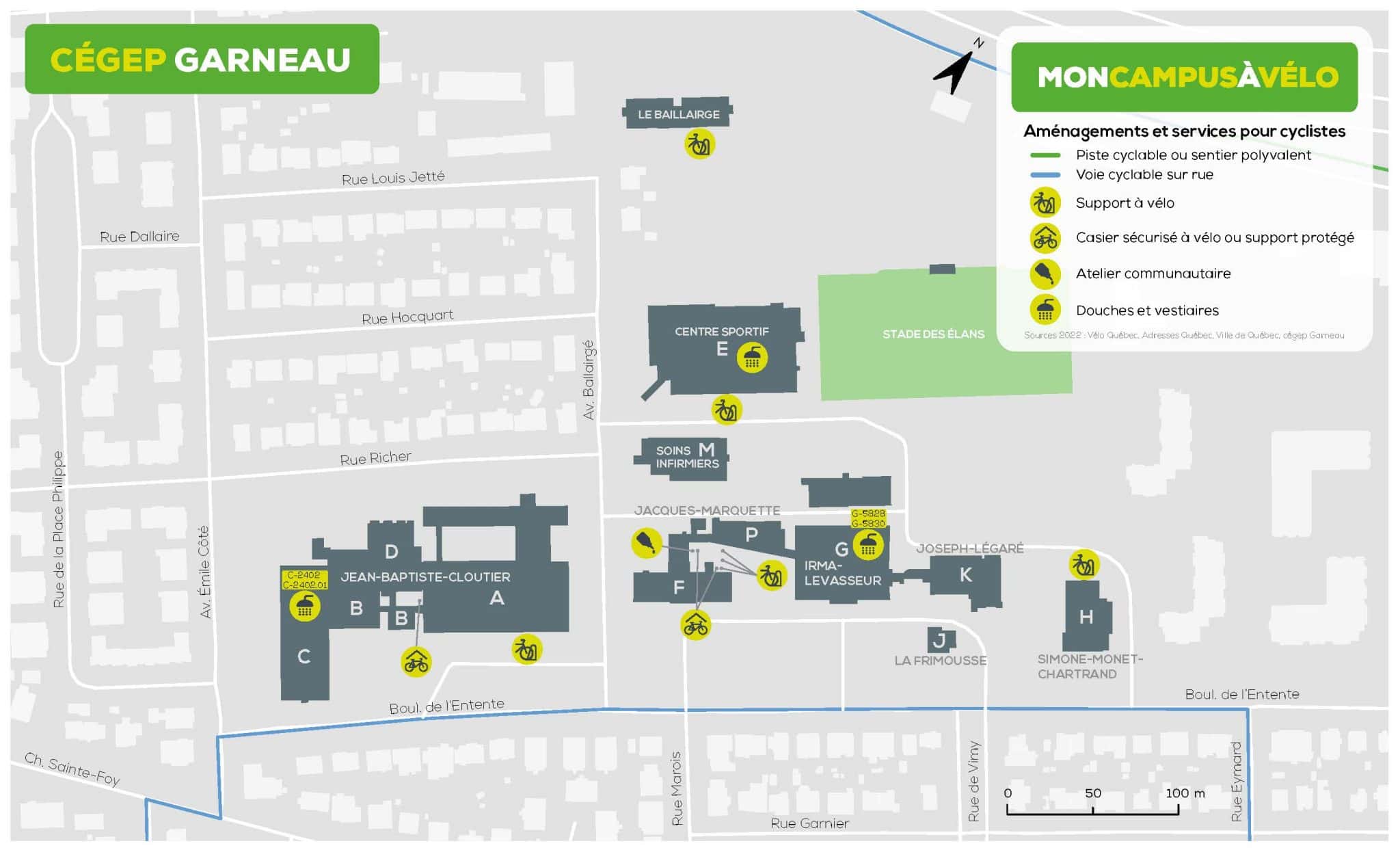 Cartes - Mon campus à vélo | Vélo Québec